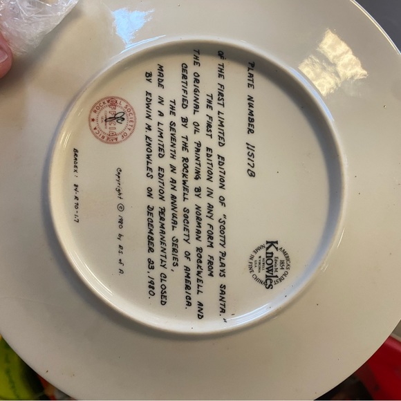 Holiday | Norman Rockwell 198 Special Edition Plate | Poshmark